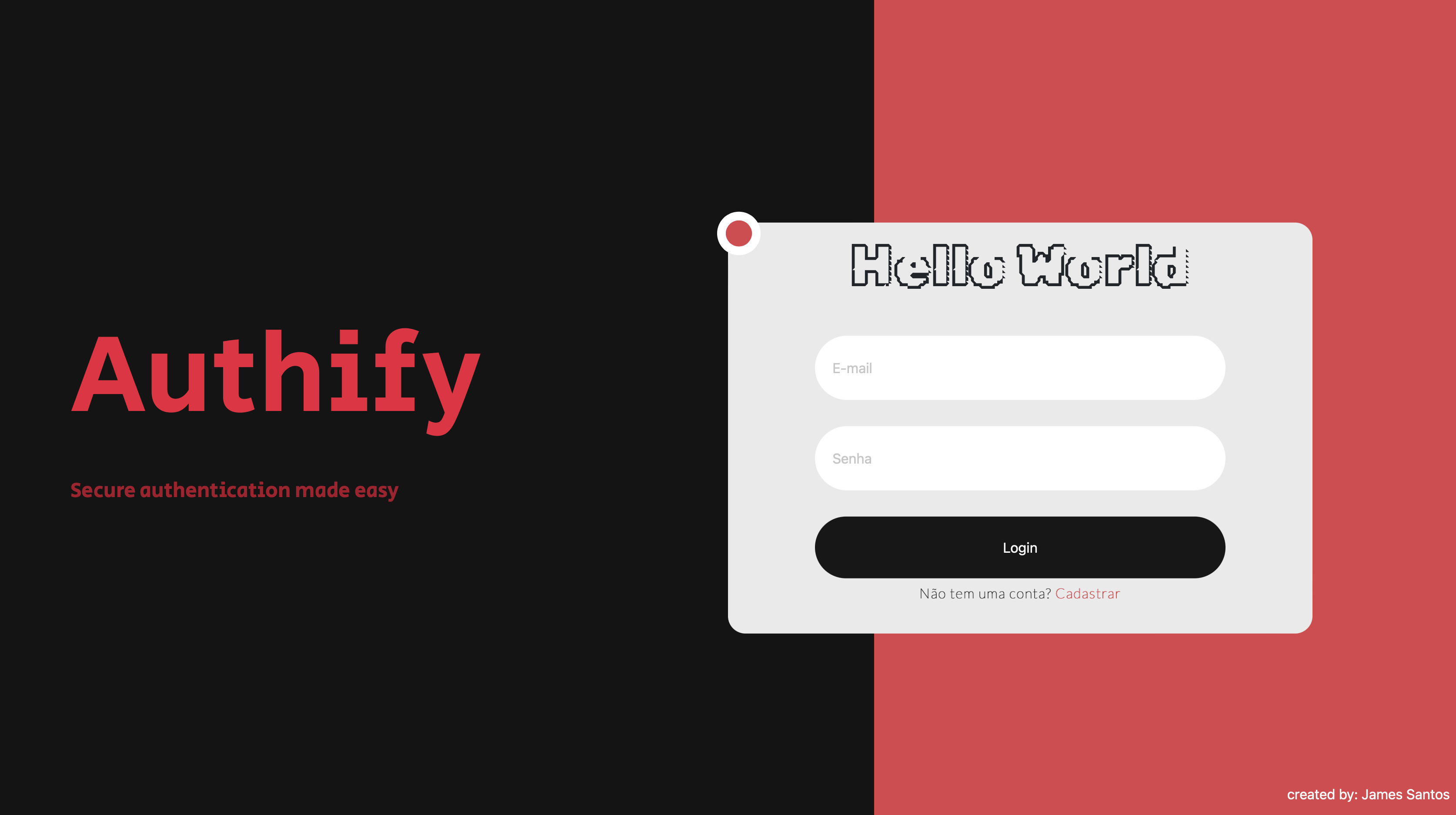 GitHub - jamessantos000/LoginPHP: O sistema de login em PHP e HTML5/CSS3 é uma forma de ...