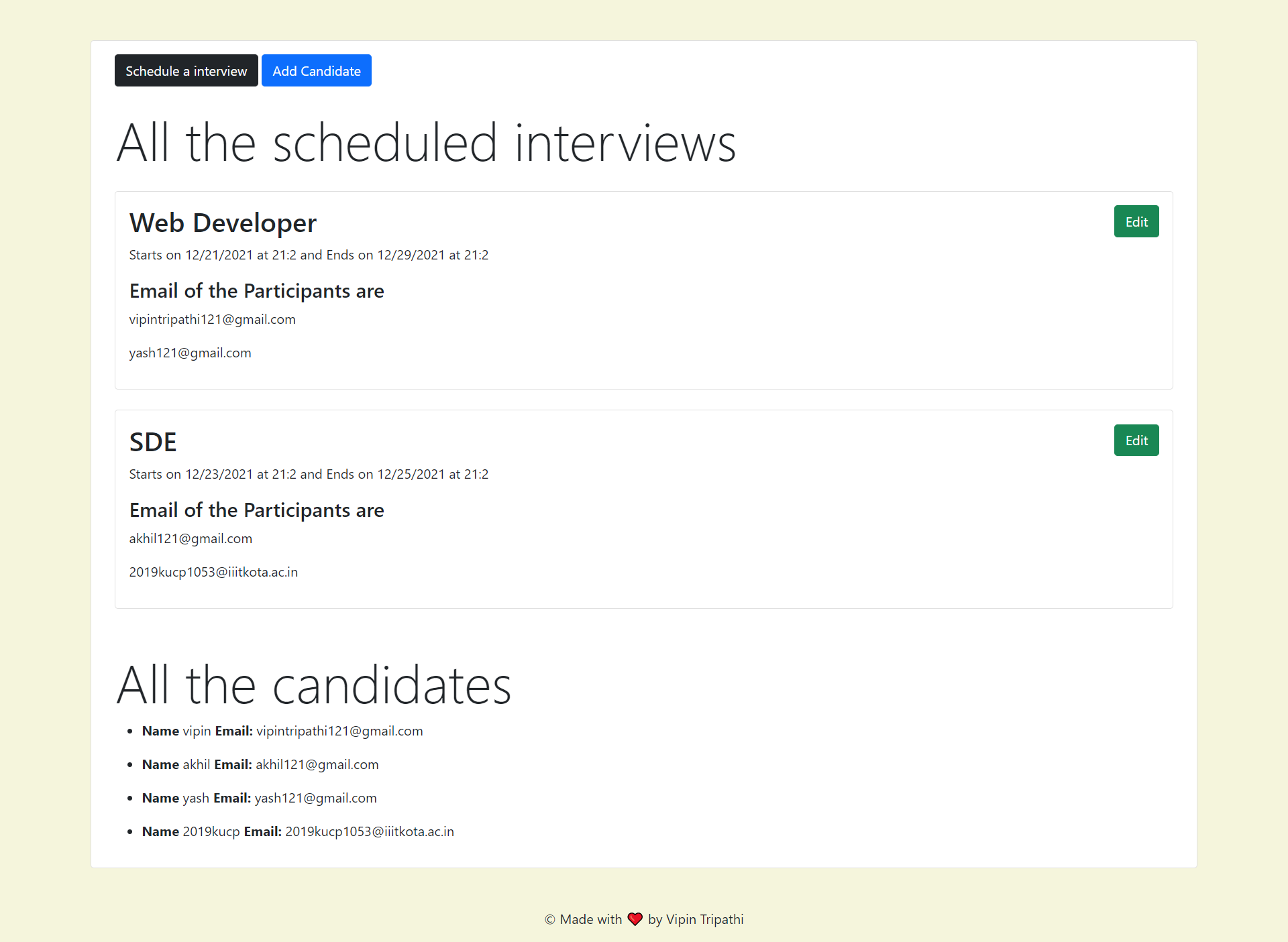 GitHub - VIPIN-creator/Interview-Portal