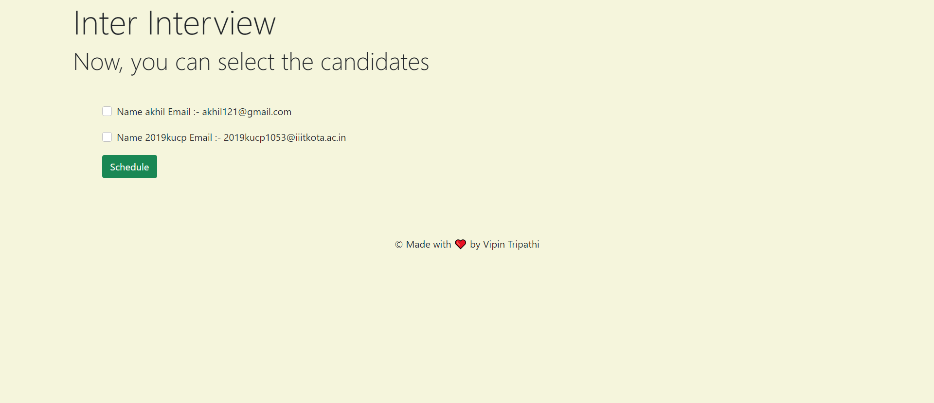 GitHub - VIPIN-creator/Interview-Portal