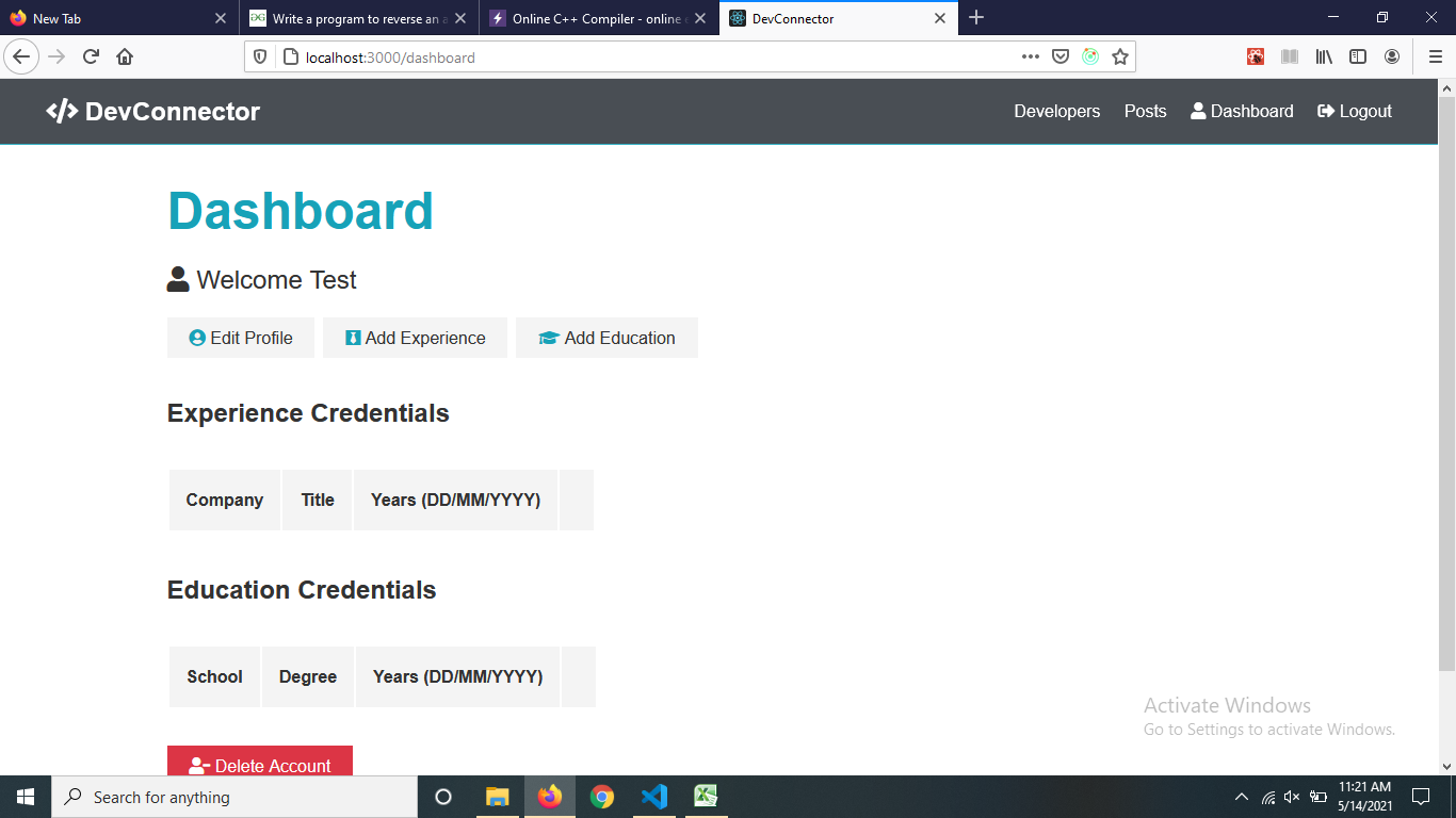 GitHub - Vivek-Kondpalle/DevConnector: A social media application for developers