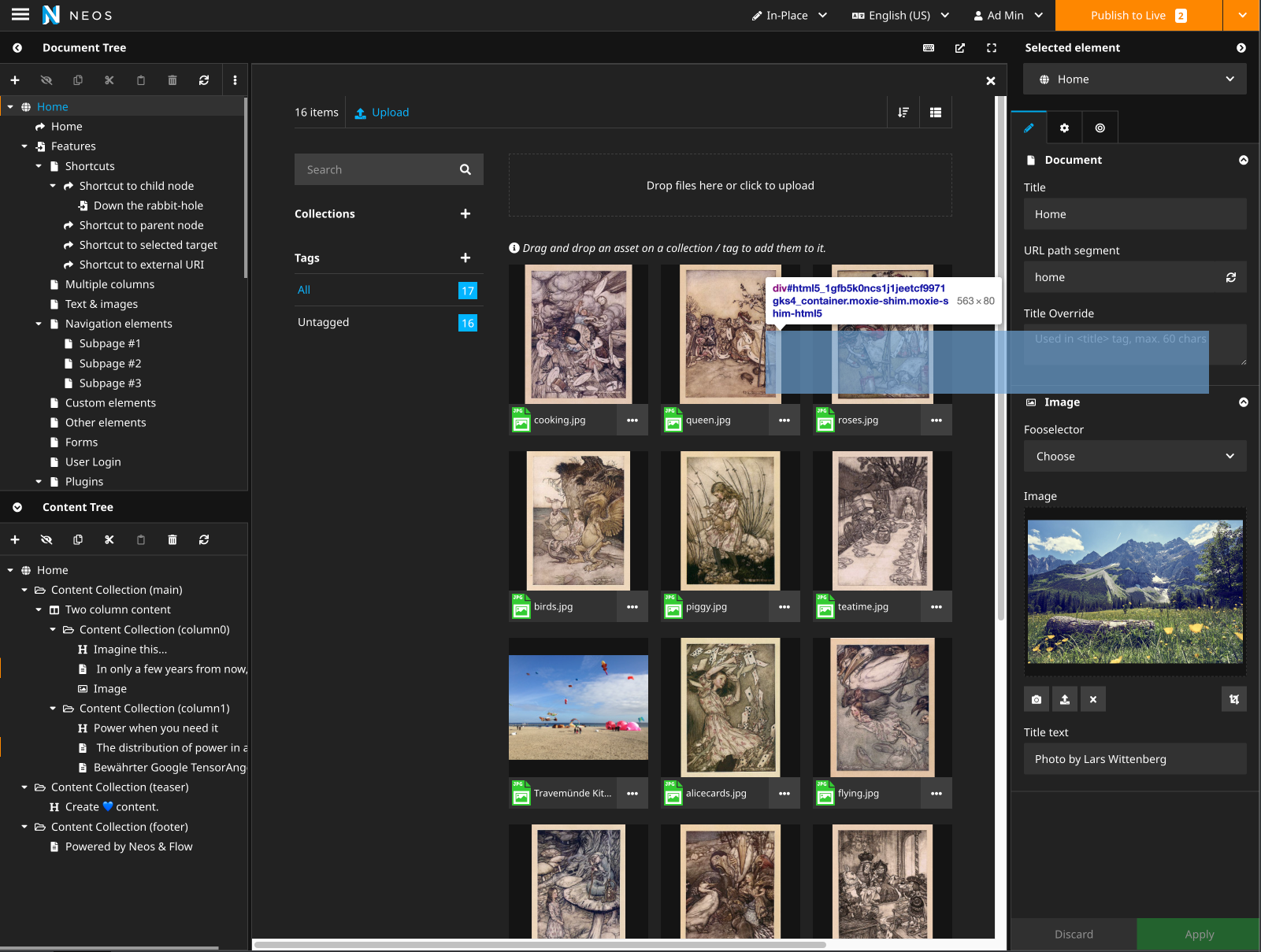 Bug Uploader Plugin In Media Browser Creates Scrollbars In Secondary Inspector Iframe · Issue