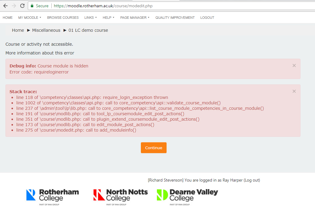 TurnitinTwo ERROR Issue 450 Turnitin moodle mod turnitintooltwo