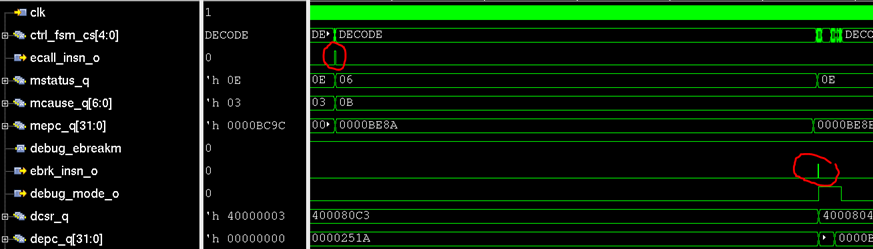 spike alignment - mcause --> debug mode & mstatus mie --> 0 · Issue #102 · openhwgroup/cv32e40p ...