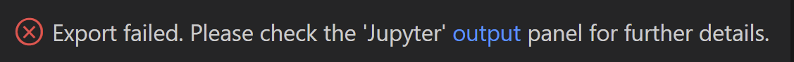 Export to PDF does not work on Desktop · Issue #10945 · microsoft/vscode-jupyter · GitHub