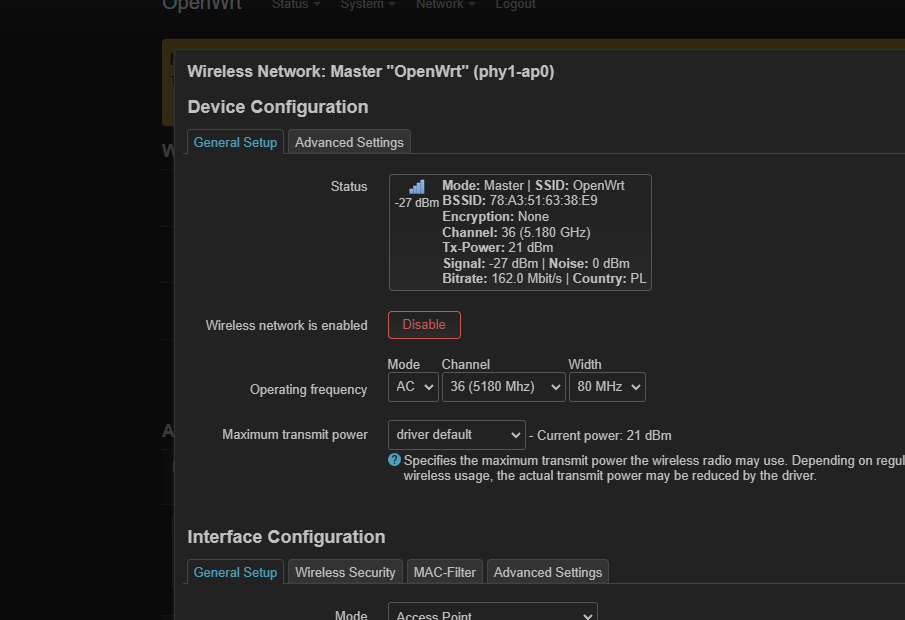 Ramips Mt7621 Zbtlink Zbt We3526 Wifi 5ghz Issue Low Output Power Incorrectly Identified