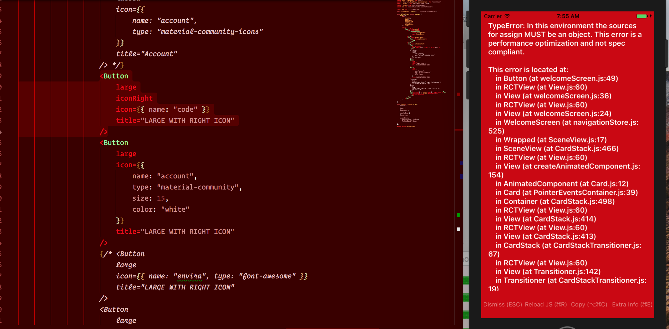 Iconright Bug · Issue 1265 · React Native Elements React Native Elements · Github