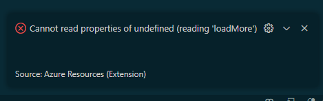 Load More button not working · Issue #1209 · microsoft/vscode-azurestorage · GitHub