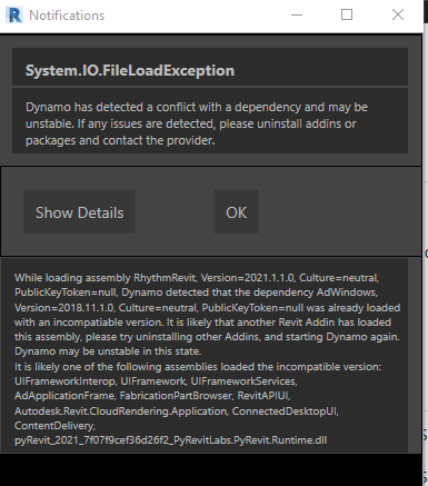 pyRevit interferes with Dynamo · Issue #1101 · pyrevitlabs/pyRevit · GitHub