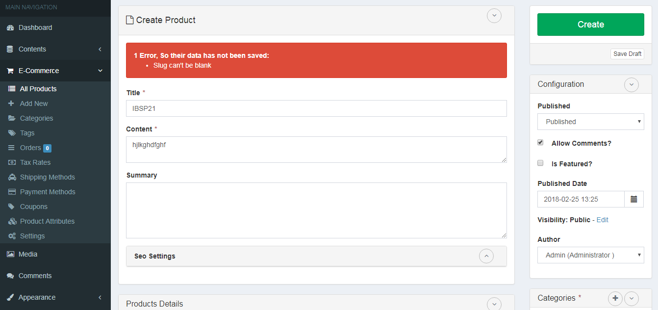 "Slug can't be blank" when creating page · Issue #323 · owen2345/camaleon-cms · GitHub