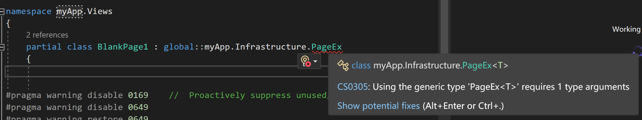 How to add a generic type to a page class? · microsoft WinUI-Gallery · Discussion #1298 · GitHub