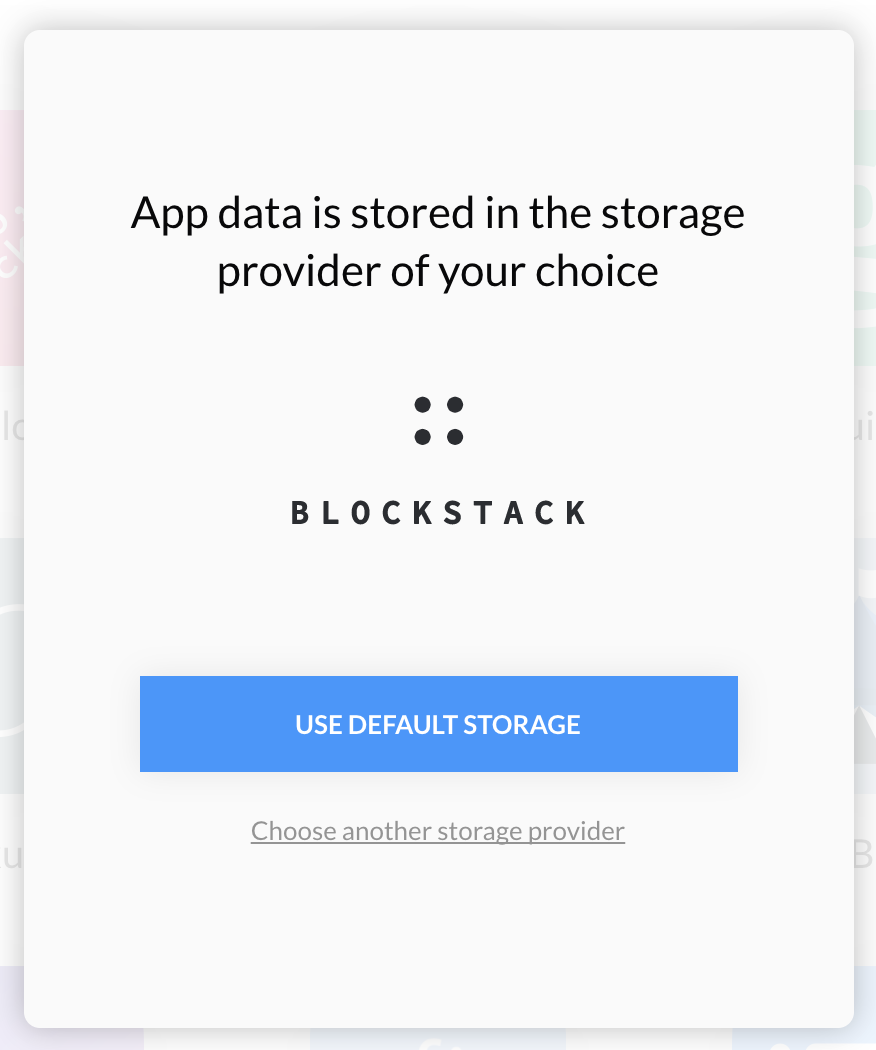 Modify on-boarding screens to support Gaia hubs · Issue #835 · stacks-archive/blockstack-browser ...