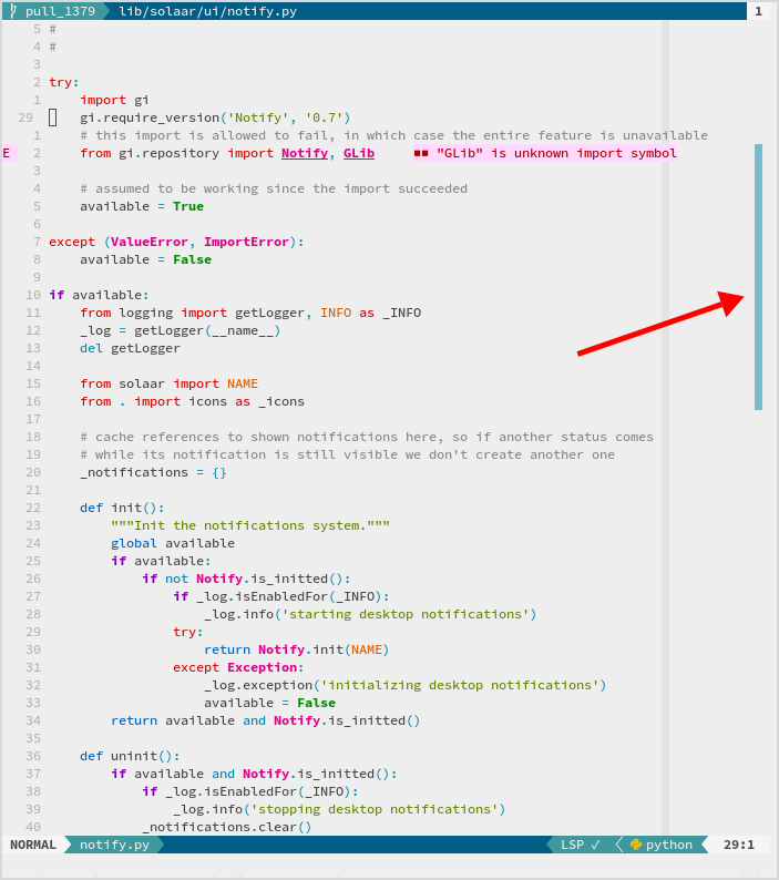 Floating scroll bars · Issue #1304 · neovide/neovide · GitHub