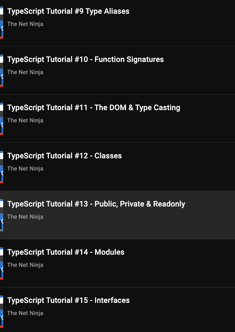 GitHub - kyupid/typescript-tutorial: 타입스크립트 튜토리얼 by The Net Ninja YouTube channel and by ...