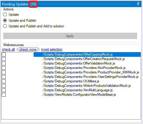 Feature request: filter for pending changes · Issue #120 · MscrmTools/MsCrmTools ...