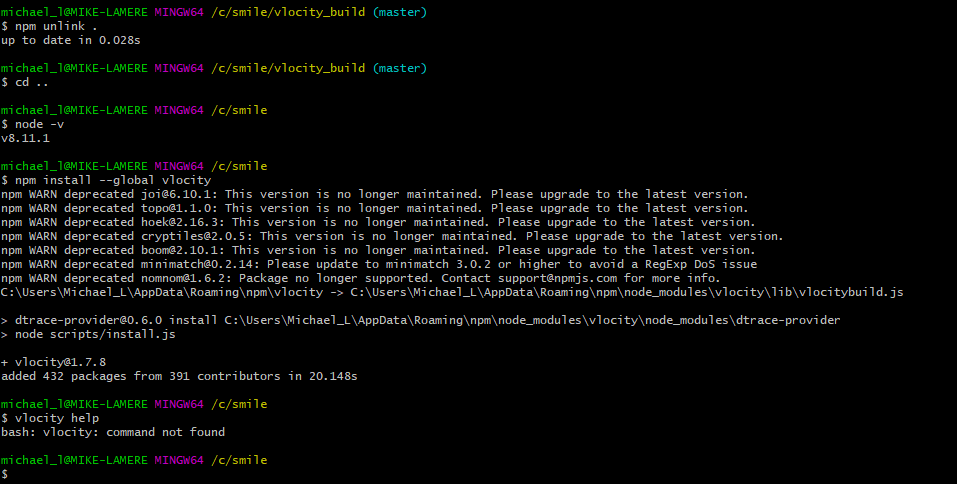 Having issues with installing vlocity build · Issue #117 · vlocityinc/vlocity_build · GitHub