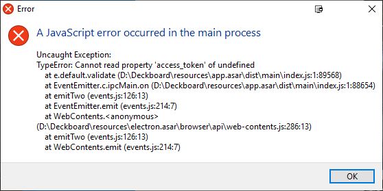 A JavaScript error occurred in the main process. · Issue #32 · rivafarabi/deckboard · GitHub