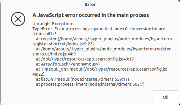 Keyboard support for '²' global hotkey · Issue #7362 · vercel/hyper · GitHub