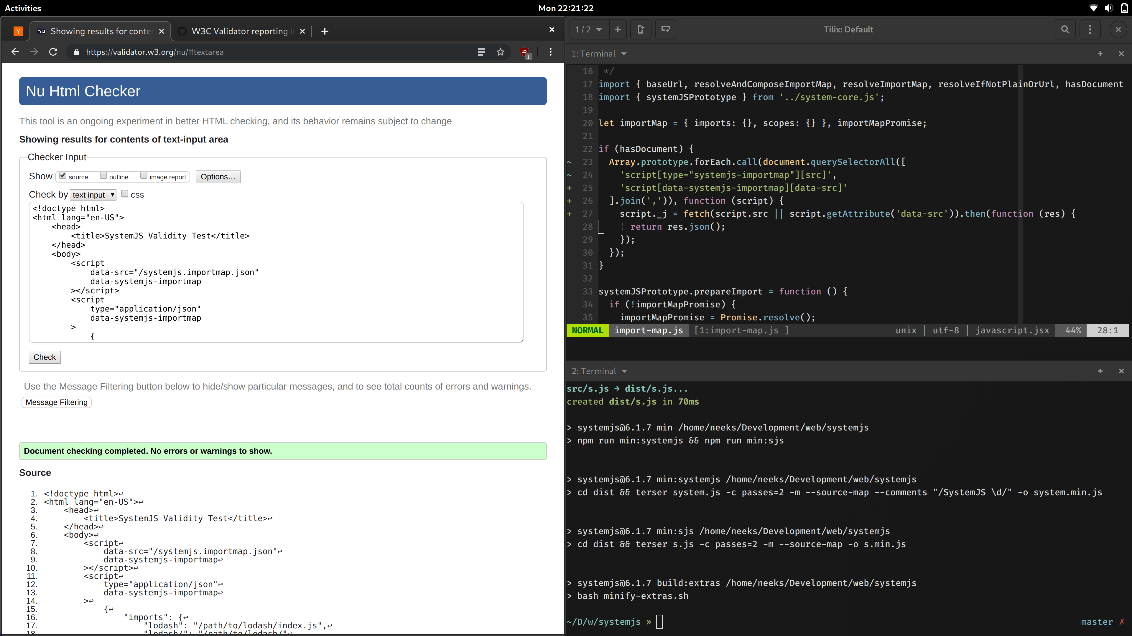 W3C Validator reporting invalid HTML in Import Maps' script tags · Issue #2085 · systemjs ...