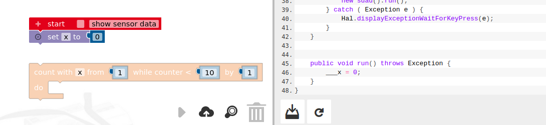 Variables can be used out-of-scope without triggering an error when generating the code · Issue ...