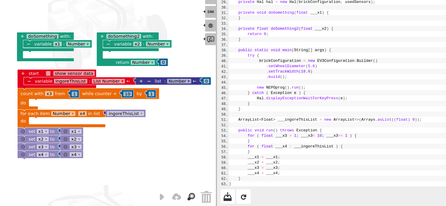 Variables can be used out-of-scope without triggering an error when generating the code · Issue ...