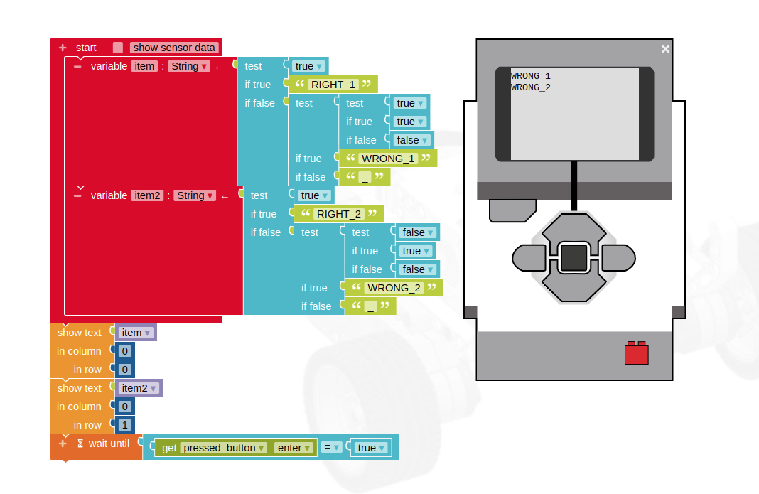 Ternary If: wrong code is executed in sim when nested in · Issue #1291 · OpenRoberta/openroberta ...
