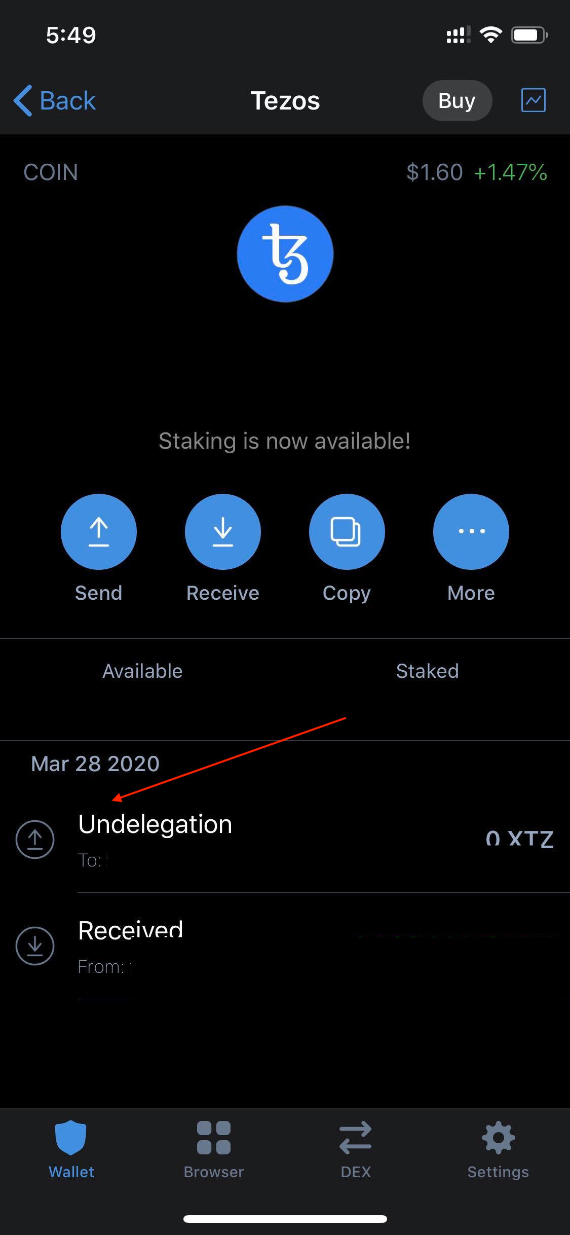 Tezos delegation operation shows as "undelegation" · Issue #994 · trustwallet/blockatlas · GitHub