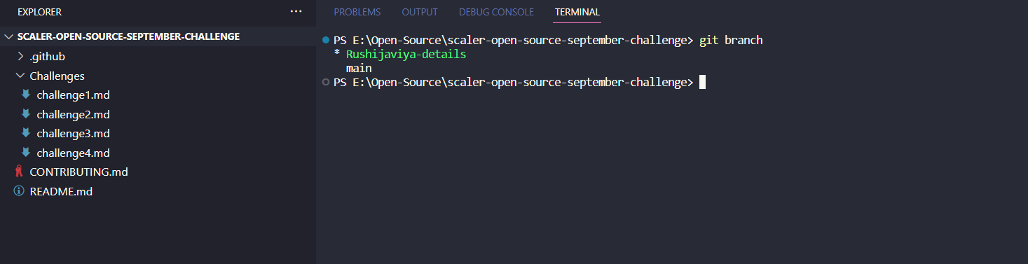 Challenge #1 - Rushi Javiya · Issue #40 · scaleracademy/scaler-open-source-september-challenge ...