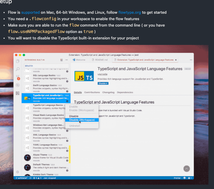 IntelliSense for StyleSheet using flow · Issue #678 · microsoft/vscode-react-native · GitHub