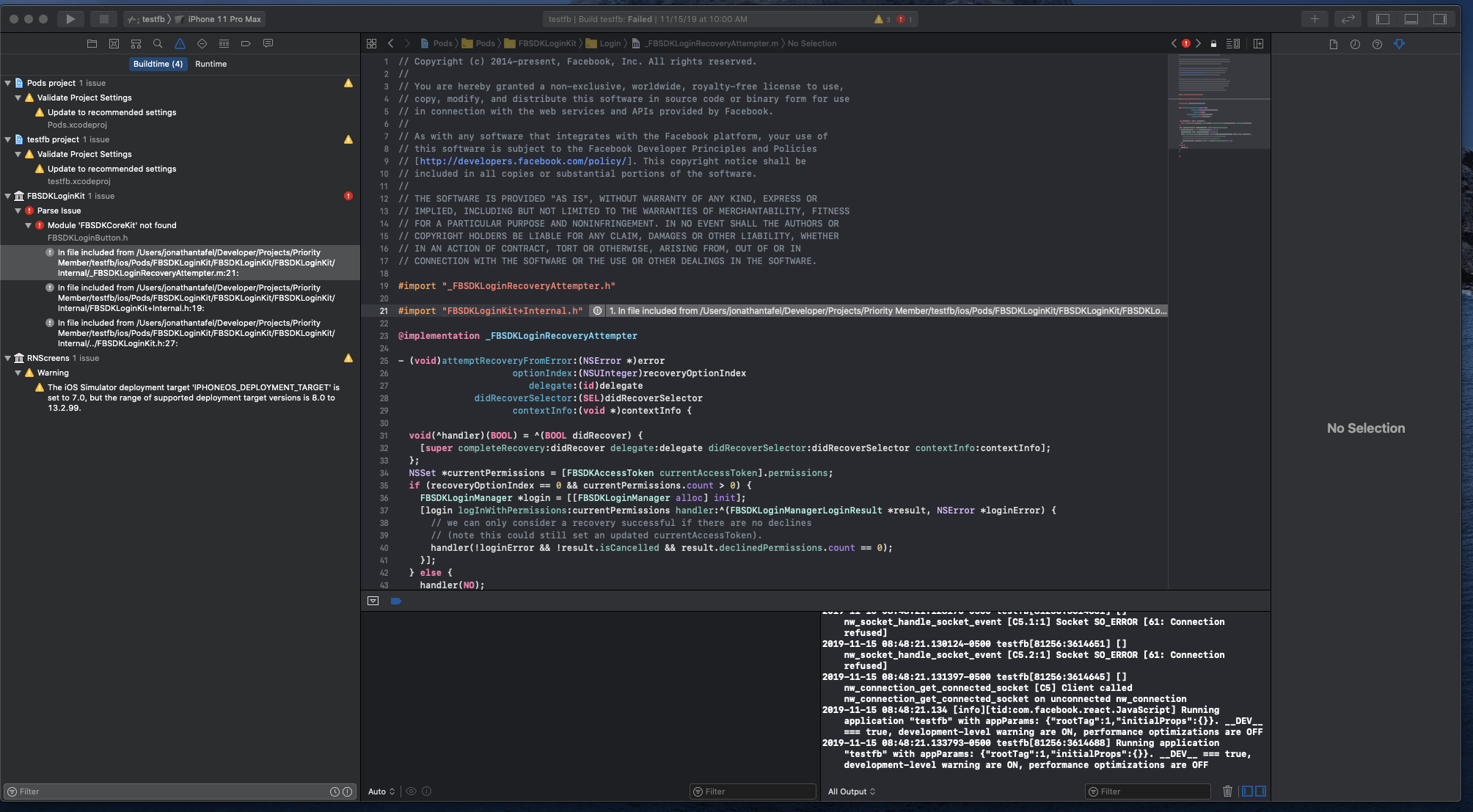 bare workflow build fails after adding expo-facebook · Issue #6256 · expo/expo · GitHub