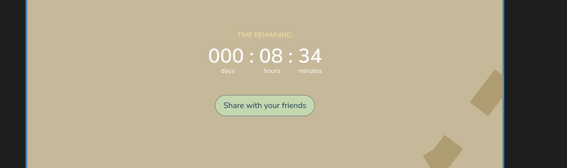 Time remaining - MAIN SITE and LIVE SITE · Issue #71 · HackBeanpot/mono ...