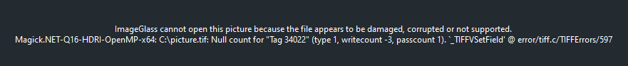 certain TIF pictures doesnt load · Issue #1310 · dlemstra/Magick.NET · GitHub