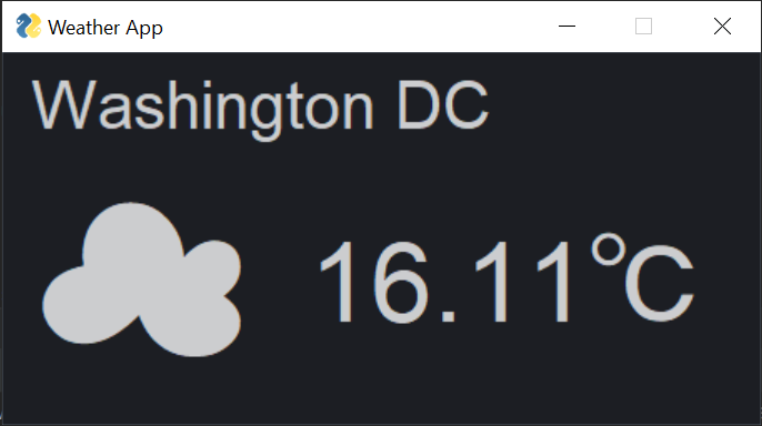 Github Saphereyewrapper Weather Widget Made Using Python 9221