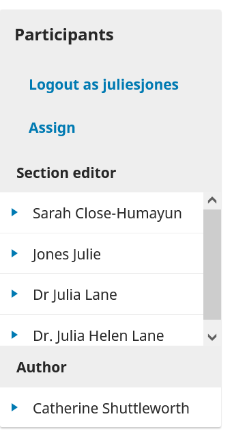 User in Section Editor and Journal Editor role can't schedule for ...