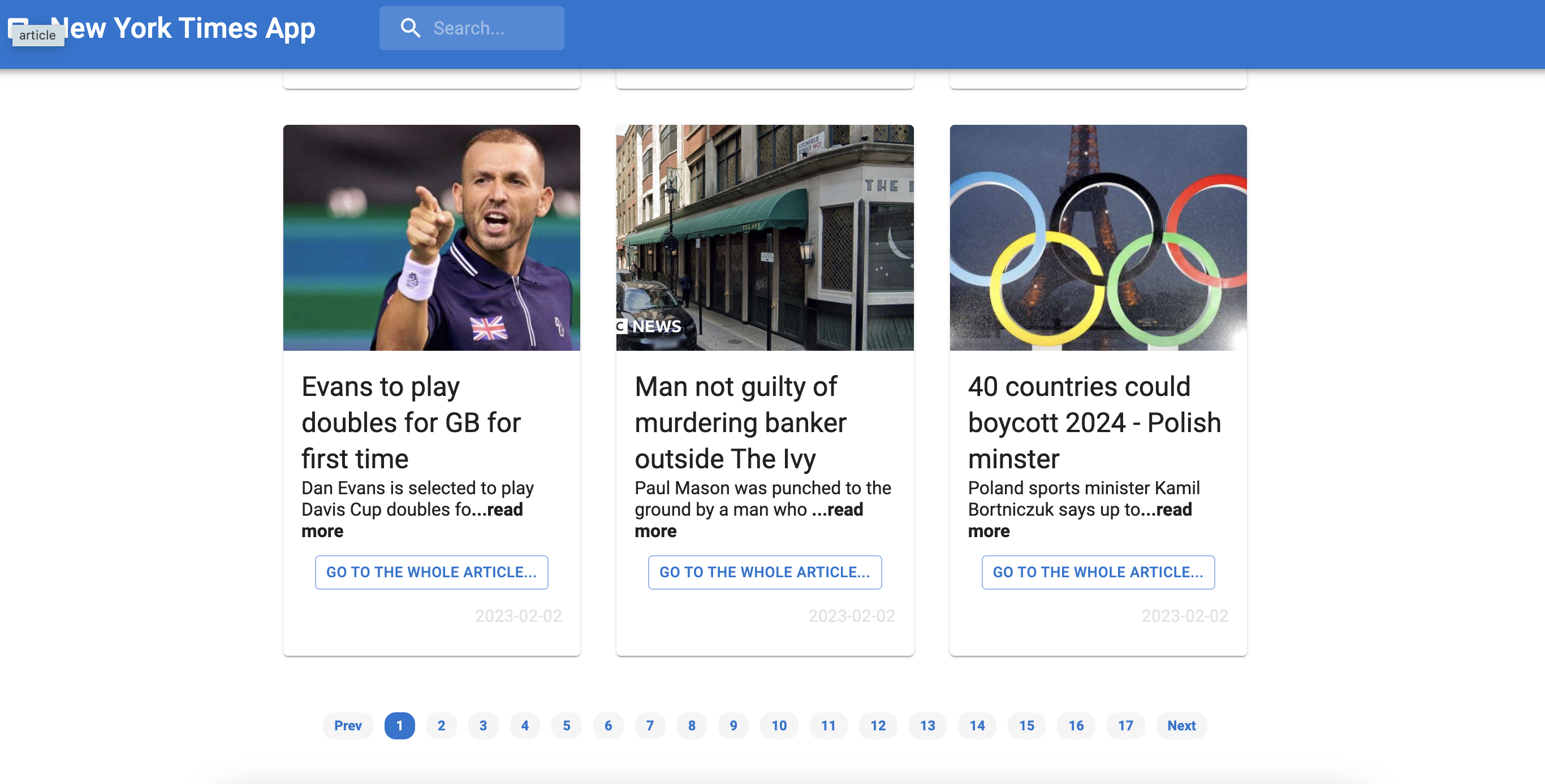 GitHub - martynakiljan/the-new-york-times-app