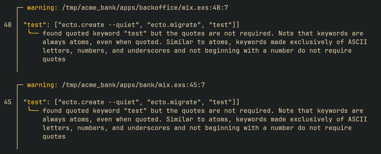 Implementing Fancy Diagnostic Messages · Issue 12644 · Elixir Lang Elixir · Github