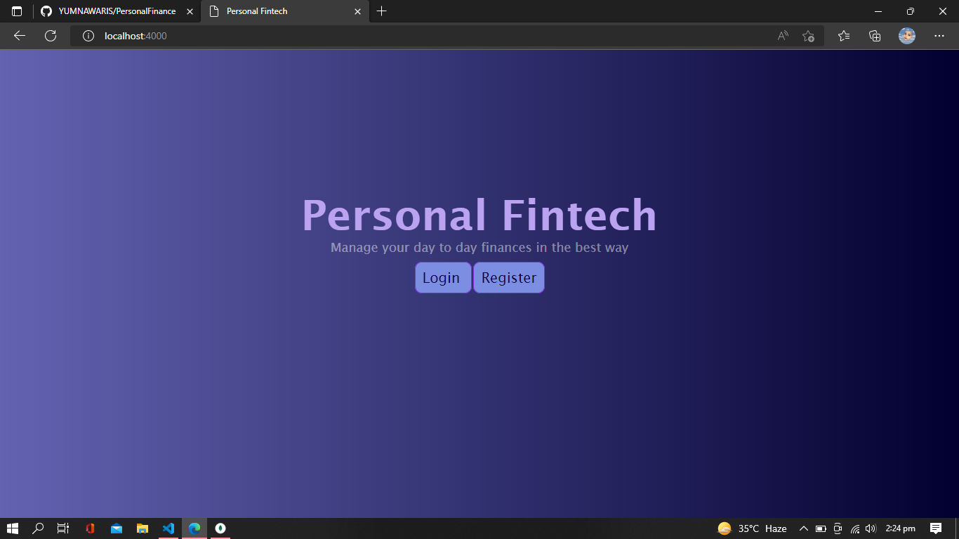 GitHub - YUMNAWARIS/PersonalFinance