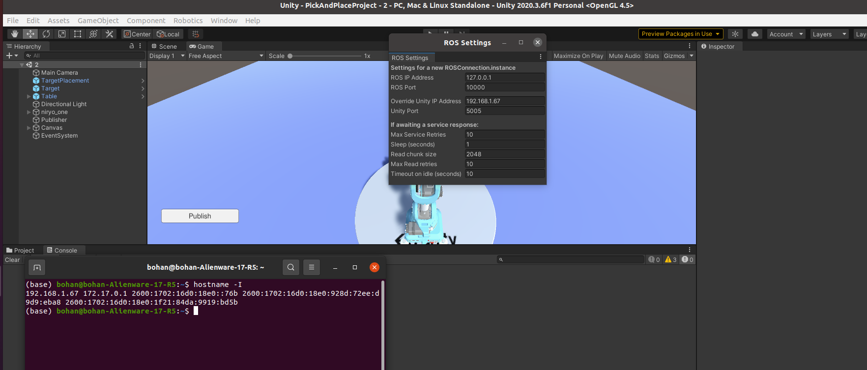 Address is already in used · Issue #230 · Unity-Technologies/Unity ...
