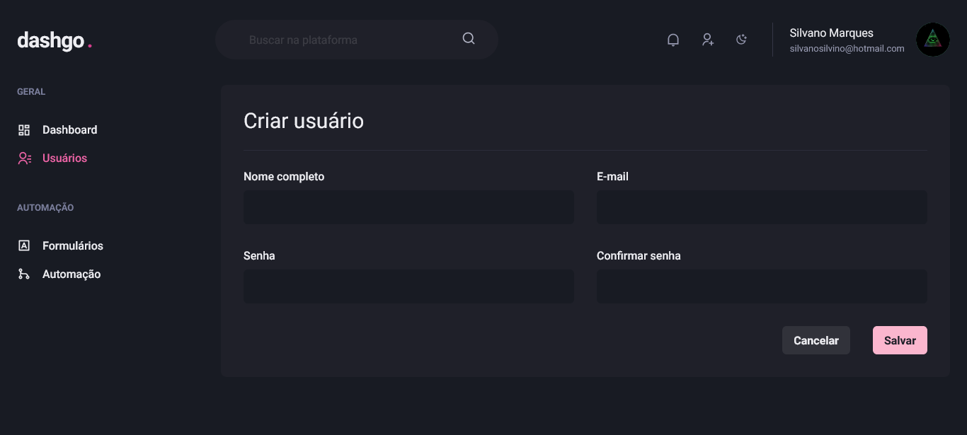 GitHub - SilvanoGPM/dashgo: Interfaces dos futuro para dados do futuro. Projeto desenvolvido no ...