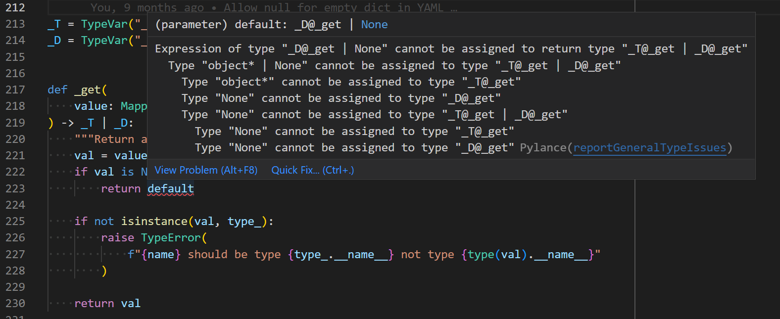 False Positive With Generic Default Argument · Issue 4801 · Microsoft