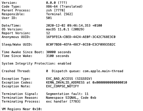 Darwin / OSX Segfault with pyinstaller · Issue #405 · dashingsoft/pyarmor · GitHub