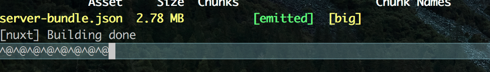 After executing the command, it has been waiting. · Issue #3713 · nuxt ...