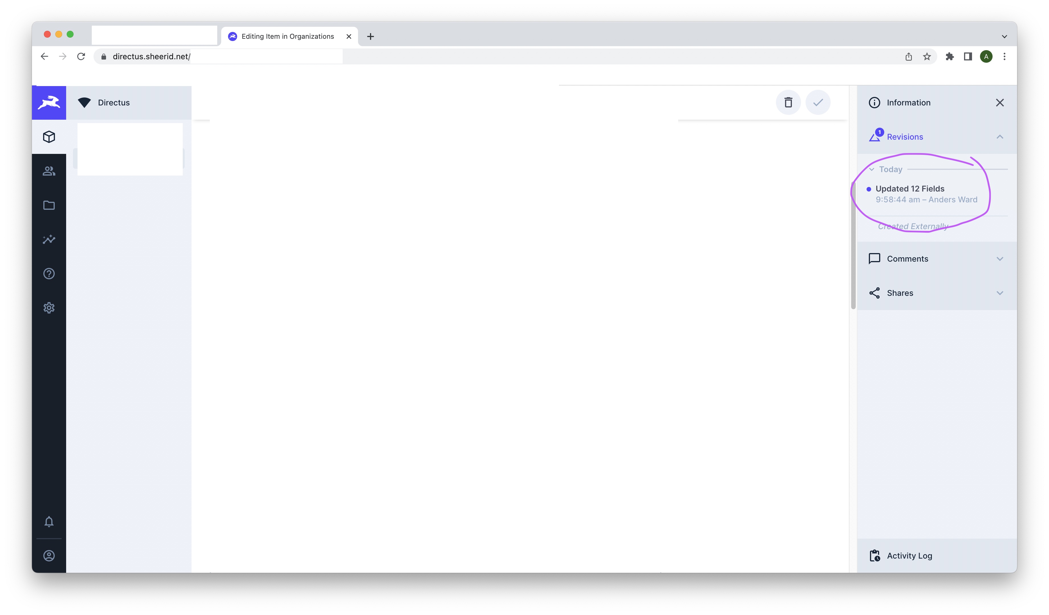Item Revision History Does Not Display · Issue 15173 · Directus