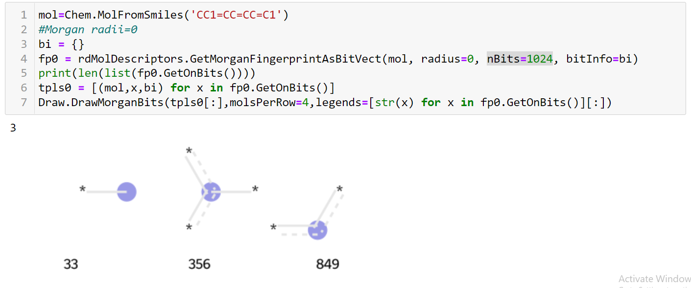 Understand Morgan fingerprint bit radius · rdkit rdkit · Discussion #5826 · GitHub