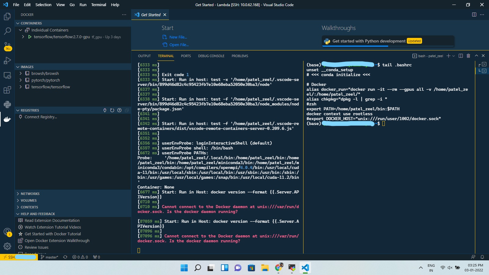 Current Docker context not used when connected to SSH server · Issue #6114 · microsoft/vscode ...