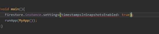 [ttings Timestampsinsnapshotsenabled True ] Here