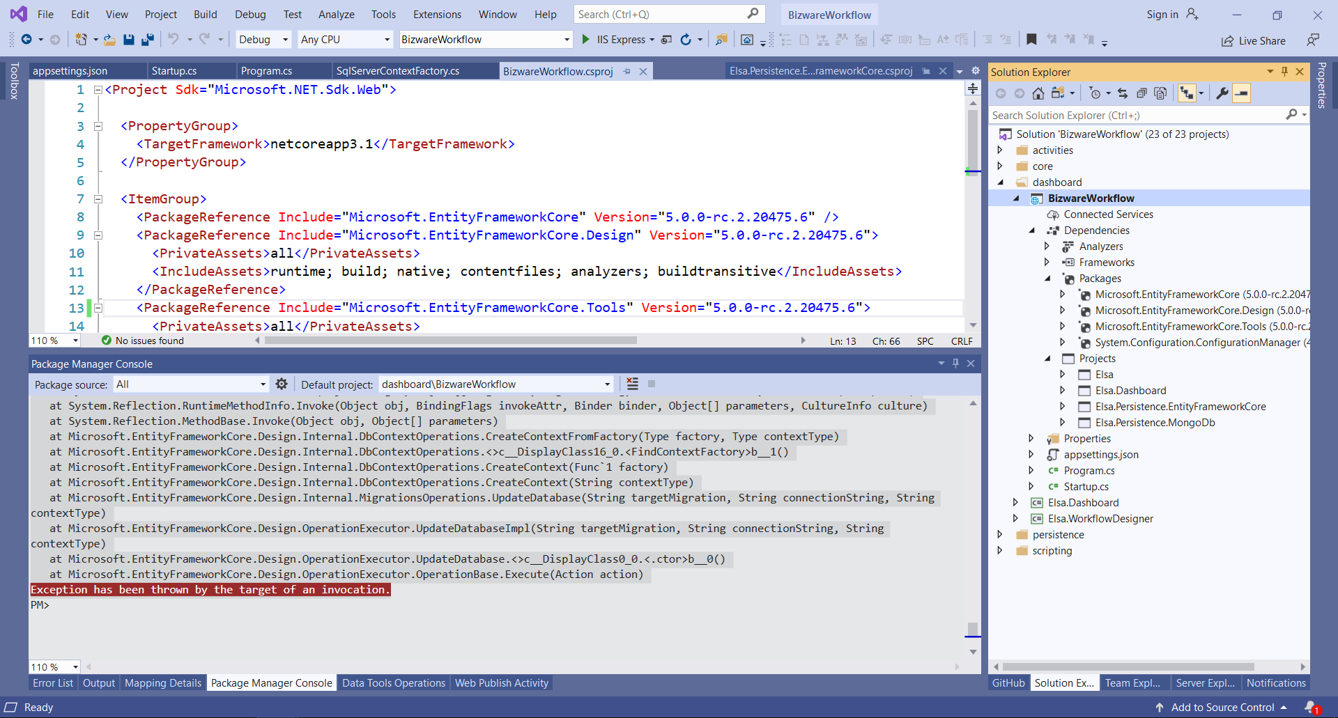 Error creating MSSQL database - couldn't connect to MySQL? · Issue #379 · elsa-workflows/elsa ...
