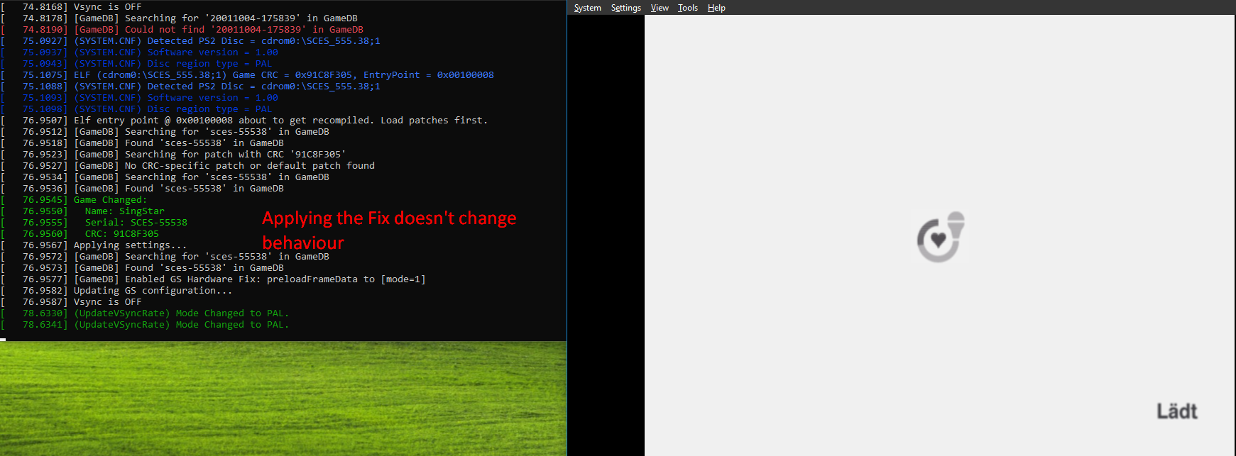 [BUG]: Singstar: OPENING WRONG TEXTURE. · Issue #8872 · PCSX2/pcsx2 · GitHub