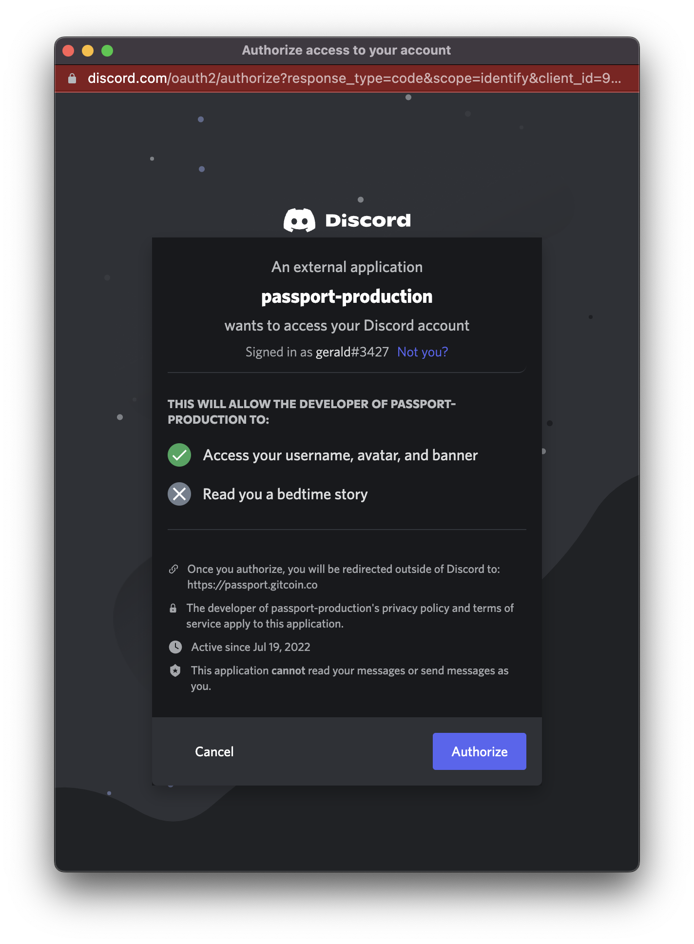 [CHORE] modify name of Discord application in Discord stamp auth flow · Issue #332 · passportxyz ...