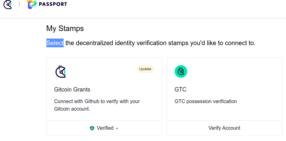 [BUG] Users should see ‘update’ tags on only Twitter, Github, or Facebook stamps which have they ...