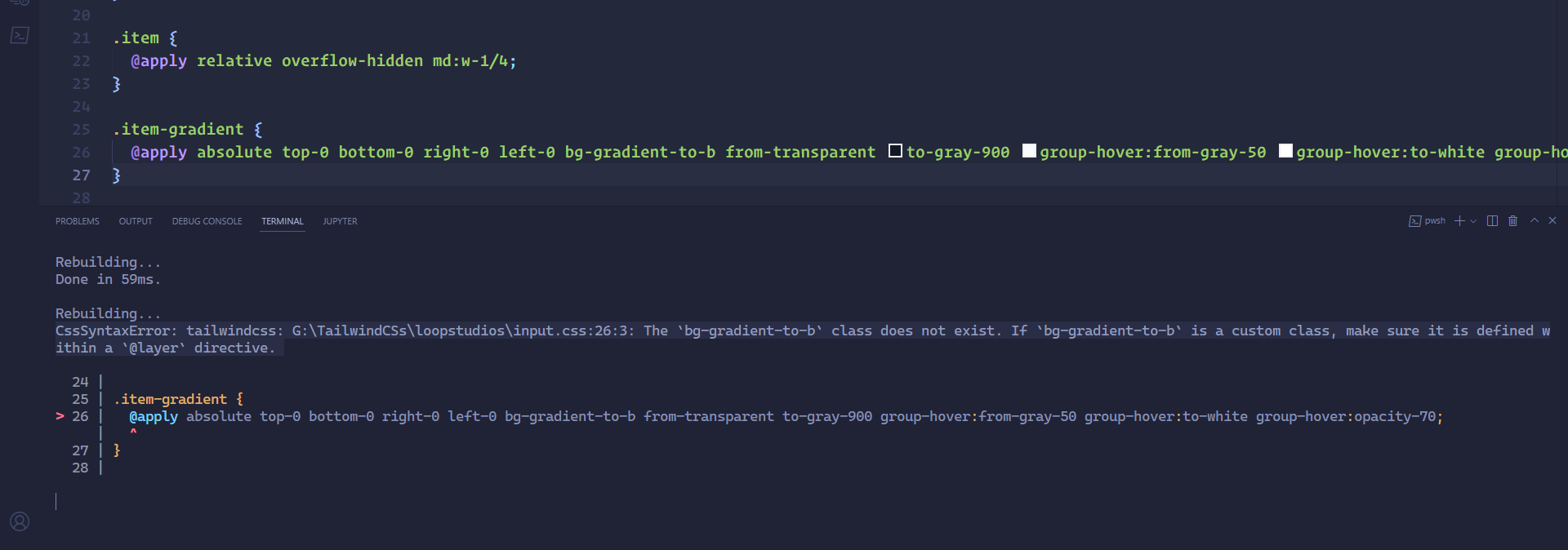 Gradient Not Working In Tailwind Cli · Tailwindlabs Tailwindcss · Discussion 8884 · Github 7371